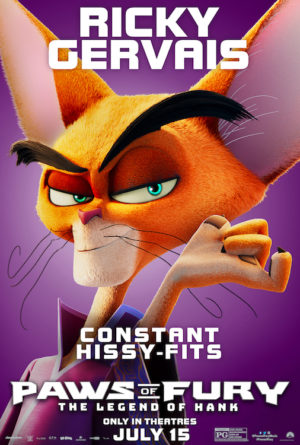 Character Posters from “Paws of Fury” Released - CinemaNerdz